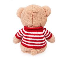 China 30cm Brown Teddy Bear Stuffed Animal Plush Toy with T Shirt for Promotion Gifts CE EN71 for sale