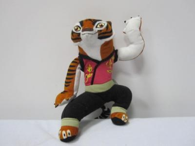 China 20cm Kungfu Panda Tigress Plush Toy Stuffed Animal 100% PP Cotton OEM Custom for sale