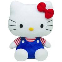 China 20cm Orange Hello Kitty Plush Toy Soft Stuffed Doll for Collection Gift OEM for sale