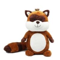 China 8 inch Brown Wild Fox Stuffed Animal Toys Holiday Stuffed Toys for sale