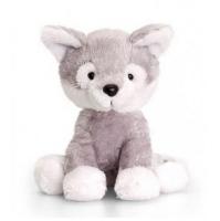 China Wild Animal Husky / Giraffe / Donkey / Lemur / Meerkat Stuffed Plush Toys 15cm for sale