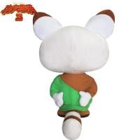 China 8 Inch Master Shifu Stuffed Plush Toy Green White 20cm Soft Polyester Cartoon Doll for sale