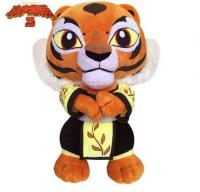 China Custom 20cm Kung Fu Panda Tigress Plush Toy OEM Promotion Gift CE EN71 for sale