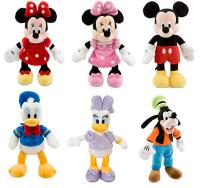 China Original Full Set Disney Plush Toys Stuffed Animals 22cm Soft PP Cotton Filled OEM for sale