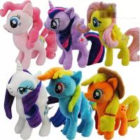 China Custom 20cm 30cm My Little Pony Plush Toy Polyester Soft Stuffed Animal for Kids Pets for sale