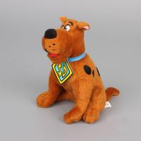 China 8 inch Original Brown Cartoon Plush Toy Scooby Doo Sitting Stuffed Animal 20cm Polyester for sale