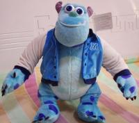 China Monsters University Mike Wazowski Plush Toy 20cm Green Polyester Stuffed Doll for sale