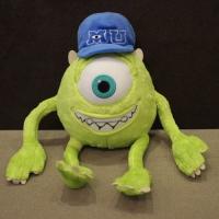 China Monsters University Mike Wazowski Plush Toy 20cm Green Polyester Stuffed Doll for sale