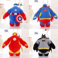 China 20cm Big Hero 6 Avengers Stuffed Plush Toys Soft PP Cotton Filled Kids Gift for sale