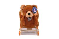 China Plush Teddy Bear Baby Rocking Chair 60x33x55cm OEM Custom for Kids Ride On Toy for sale