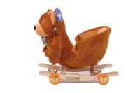 China Plush Teddy Bear Baby Rocking Chair 60x33x55cm OEM Custom for Kids Ride On Toy for sale