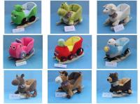 China Plush Baby Rocking Animal Chair Cute Little Mermaid Ride On Toy 58x35x50cm for sale