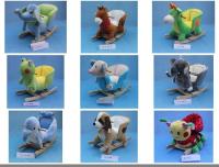 China Plush Animal Baby Rocking Chair 58x35x50cm Ride On Toy for Ages 3 Plus for sale