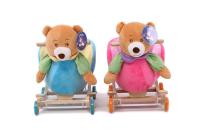 China Plush Animal Baby Rocking Chair 58x35x50cm Ride On Toy for Ages 3 Plus for sale