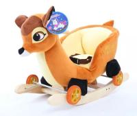 China Plush Animal Baby Rocking Chair 58x35x50cm Ride On Toy for Ages 3 Plus for sale