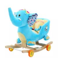 China Plush Animal Baby Rocking Chair 58x35x50cm Ride On Toy for Ages 3 Plus for sale
