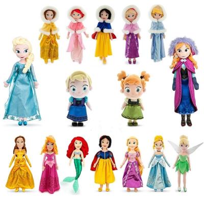 China 20 inch Original Disney Princess Dolls Soft Stuffed Plush Toys OEM Custom Logo for sale