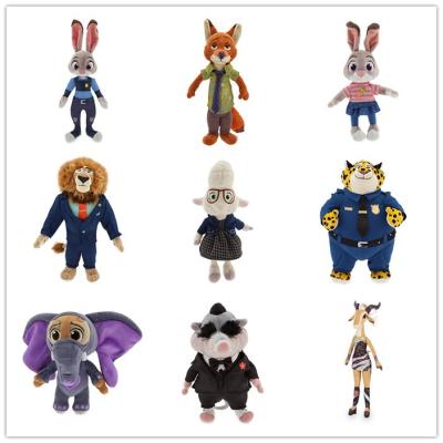 China Brown and Green Zootopia Disney Plush Toys Stuffed Animals Soft Material for sale