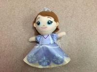 China 4 Inch Frozen Plush Keychain Stuffed Toy 10cm Polyester Red Blue Yellow for sale