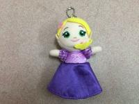 China 4 Inch Frozen Plush Keychain Stuffed Toy 10cm Polyester Red Blue Yellow for sale