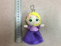 China 4 Inch Frozen Plush Keychain Stuffed Toy 10cm Polyester Red Blue Yellow for sale