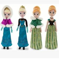 China Disney Frozen Ana Elsa Plush Toys Soft Cartoon Stuffed Doll 50cm for sale
