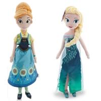 China Disney Frozen Ana Elsa Plush Toys Soft Cartoon Stuffed Doll 50cm for sale
