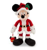 China Fashion Christmas Mickey Mouse Minnie Mouse Disney Plush Toy 40cm Red Polyester for sale