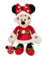 China Fashion Christmas Mickey Mouse Minnie Mouse Disney Plush Toy 40cm Red Polyester for sale