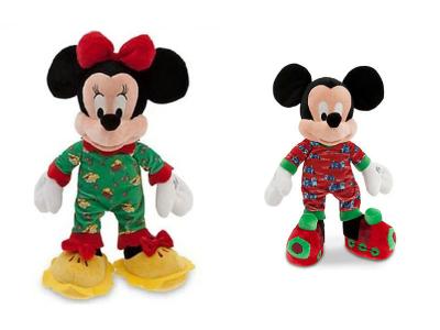 China Custom 40cm Disney Mickey Mouse Plush Toy with Sleepwear Polyester Stuffed Doll for sale