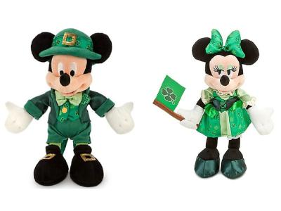 China 10 Inch Disney Plush Toys Ireland World Showcase Mickey Mouse Minnie Mouse 25cm Stuffed Animals OEM for sale
