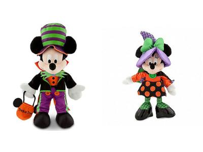 China 30cm Disney Halloween Plush Toys Mickey Mouse Minnie Mouse Soft Stuffed Doll OEM for sale