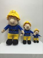 China Fireman Sam Cartoon Plush Stuffed Soft Toys 40cm 60cm 90cm Custom OEM CE EN71 for sale