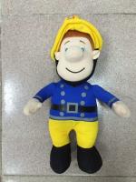 China Fireman Sam Cartoon Plush Stuffed Soft Toys 40cm 60cm 90cm Custom OEM CE EN71 for sale