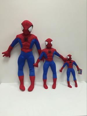 China Custom OEM Spiderman Cartoon Plush Stuffed Soft Toy 40cm 60cm 90cm CE EN71 for sale