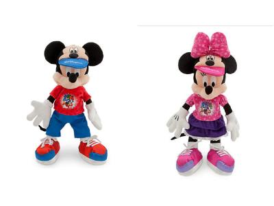 China Disney Mickey Mouse Minnie Mouse Plush Toys 12 Inch OEM Custom Logo Soft Stuffed Doll for sale