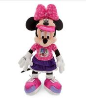 China Disney Mickey Mouse Minnie Mouse Plush Toys 12 Inch OEM Custom Logo Soft Stuffed Doll for sale