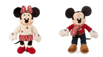 China Fashion Disney Plush Toys Christmas Mickey and Minnie Mouse 40cm OEM Custom for sale