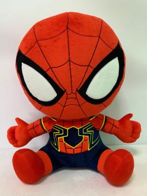 China Marvel Superhero Stuffed Plush Toys 40cm Polyester Spiderman Iron Man Thor for sale