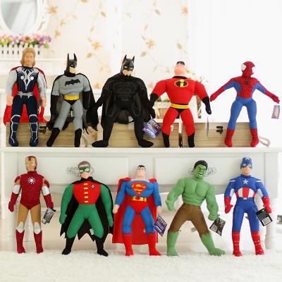 China EN71 Certified 40cm Cartoon Plush Toys Batman Superman Justice League Avengers for sale
