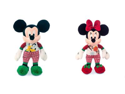 China Custom OEM Disney Mickey Minnie Mouse Plush Toy 40cm Height Christmas Gift for sale