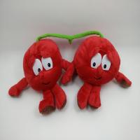China Eco Friendly 20cm Vegetable Fruit Assorted Stuffed Plush Toys Red Green Yellow for sale