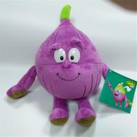 China Eco Friendly 20cm Vegetable Fruit Assorted Stuffed Plush Toys Red Green Yellow for sale