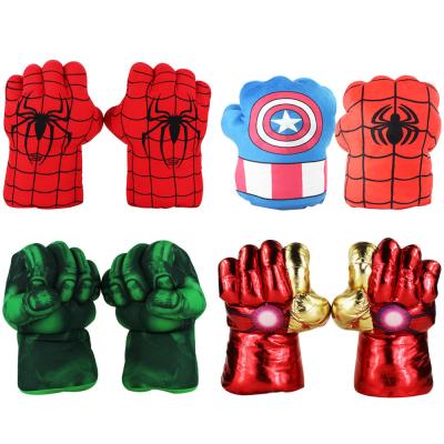 China Marvel Avengers Gloves Plush Toys 30cm Cartoon Stuffed Soft Polyester Pet Toy for sale
