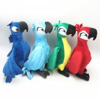 China Custom 20cm Red Parrot Stuffed Animal Plush Toy for Party Festival Gifts for sale