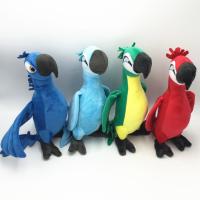 China Custom 20cm Red Parrot Stuffed Animal Plush Toy for Party Festival Gifts for sale