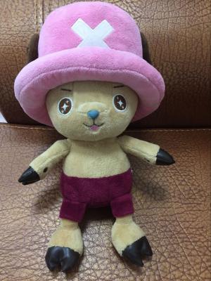 China Custom OEM One Piece Tony Chopper Stuffed Plush Toy 30cm SGS Certified for sale