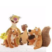 China Custom Plush Toy 10 Inch Soft Polyester Stuffed Animal Ice Age Character 25cm for sale