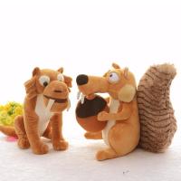China Custom Plush Toy 10 Inch Soft Polyester Stuffed Animal Ice Age Character 25cm for sale
