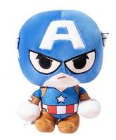 China Marvel Superhero Stuffed Plush Toys 25cm Spider Man Iron Man Thor Soft Polyester for sale